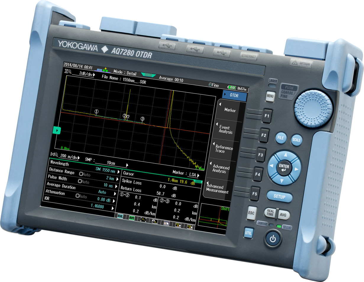 AQ7280 Modular Optical Time Domain Reflectometer | Yokogawa Test ...